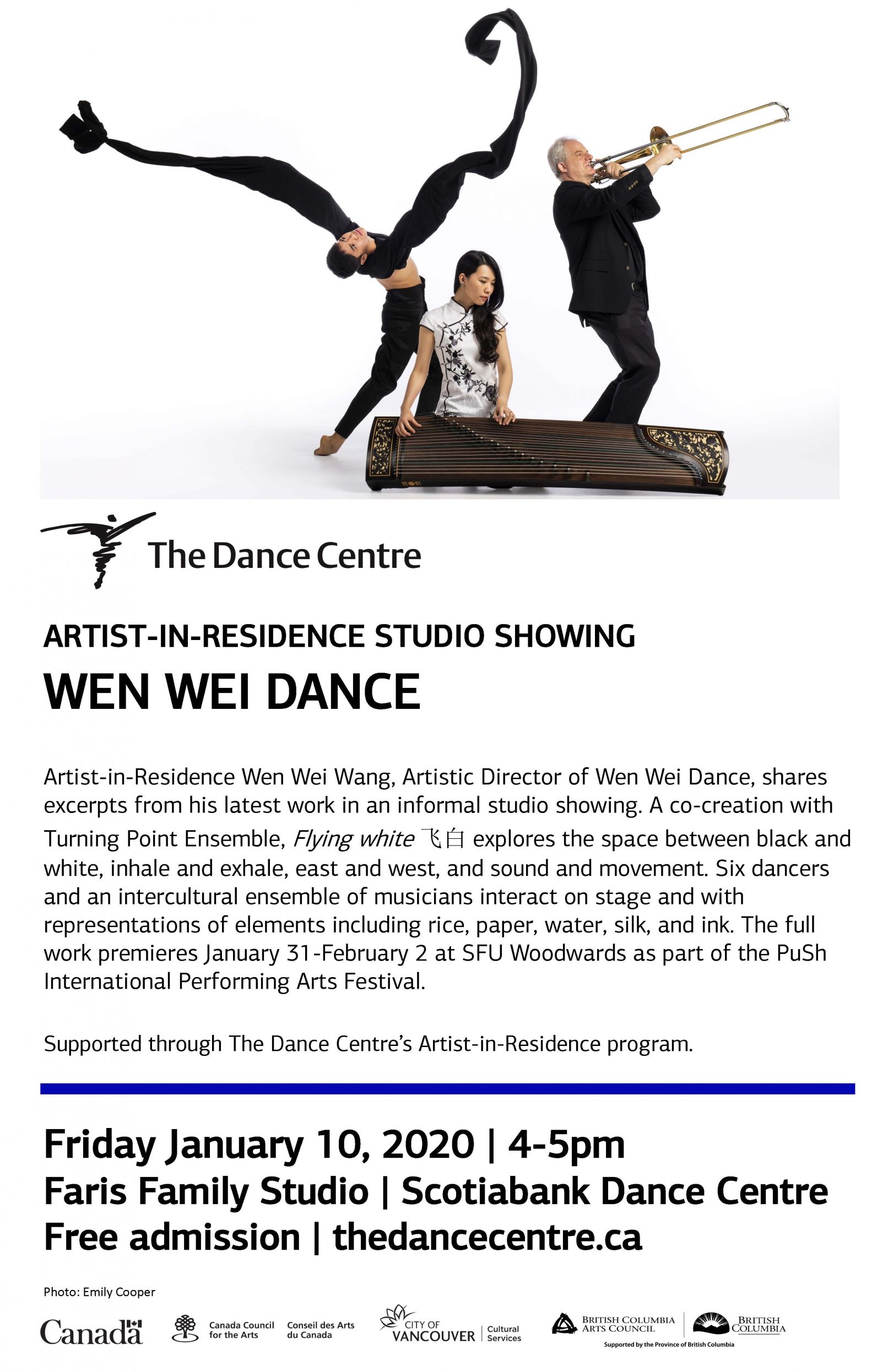Flying white – 飞白 Studio Showing at The Dance Centre - Wen Wei Dance
